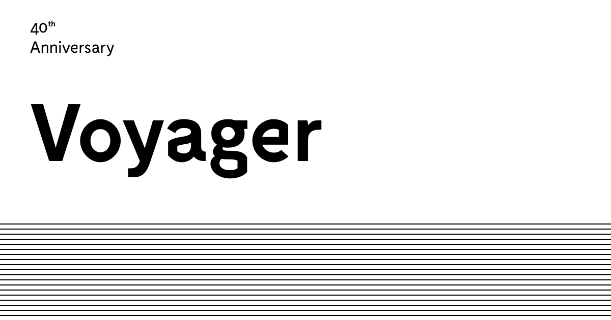 Voyager. The Grand Tour — The Mission. Timeline