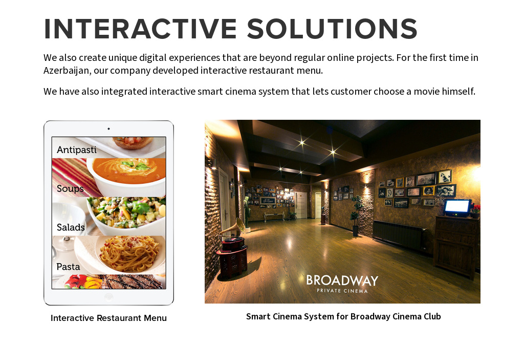 Start Interactive Agency — Interactive Solutions