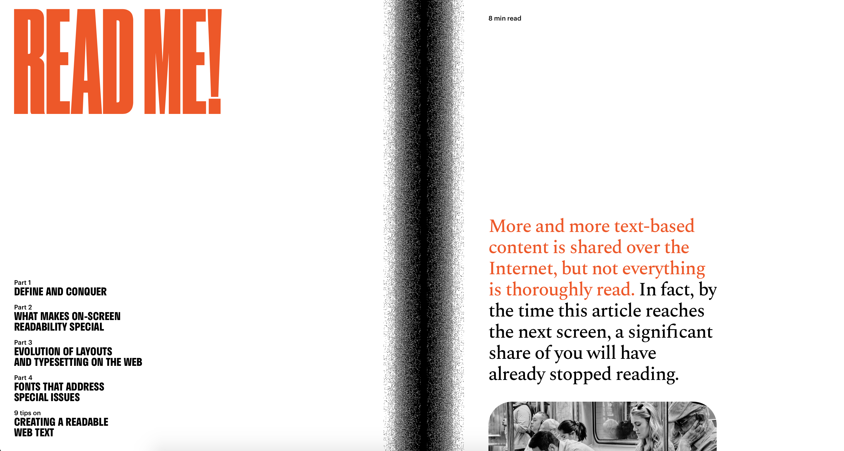 Readymag templates: Read Me: Magazine