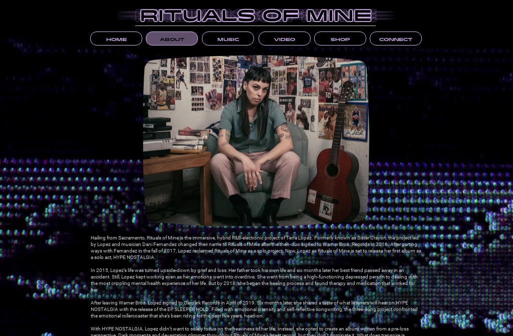 Rituals of Mine — ABOUT