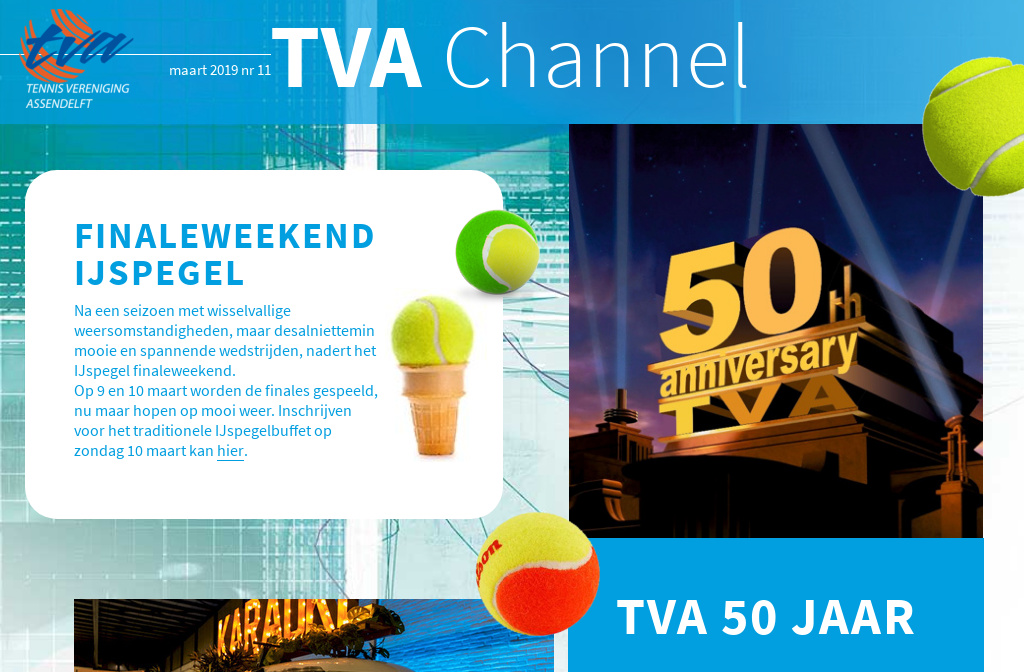 TVA Channel nieuws maart 2019