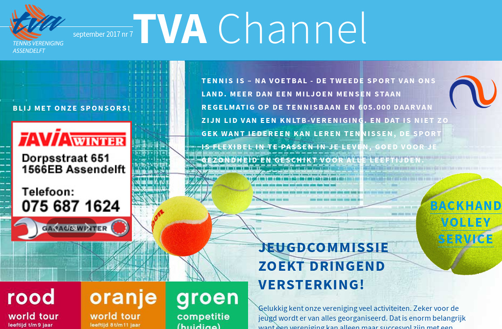 TVA Channel nieuws sep 2017