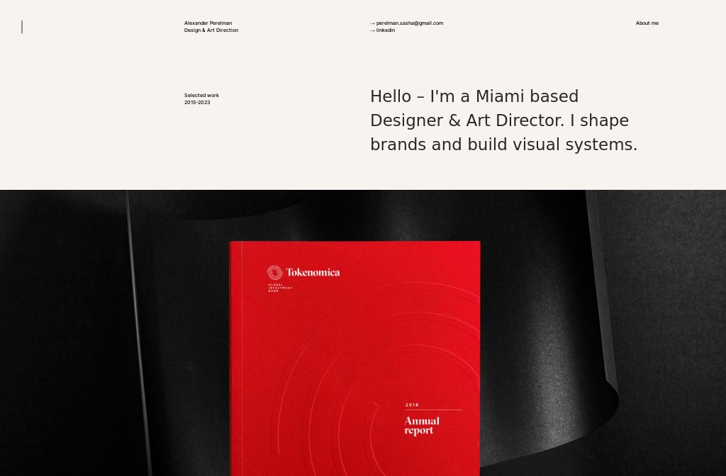 Alexander Perelman — Portfolio