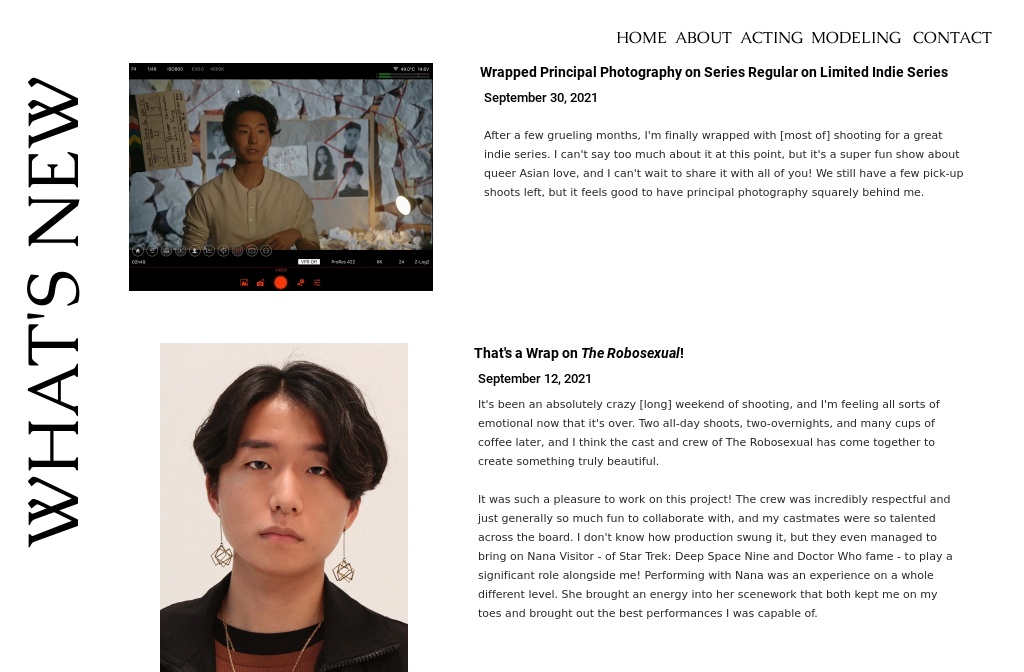 Wesley Han — What's New