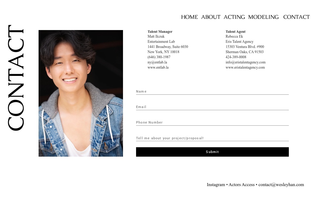 Wesley Han — Contact