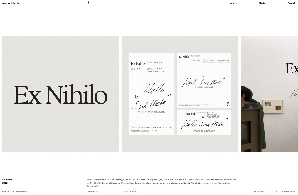 Astrae Studio — Ex Nihilo