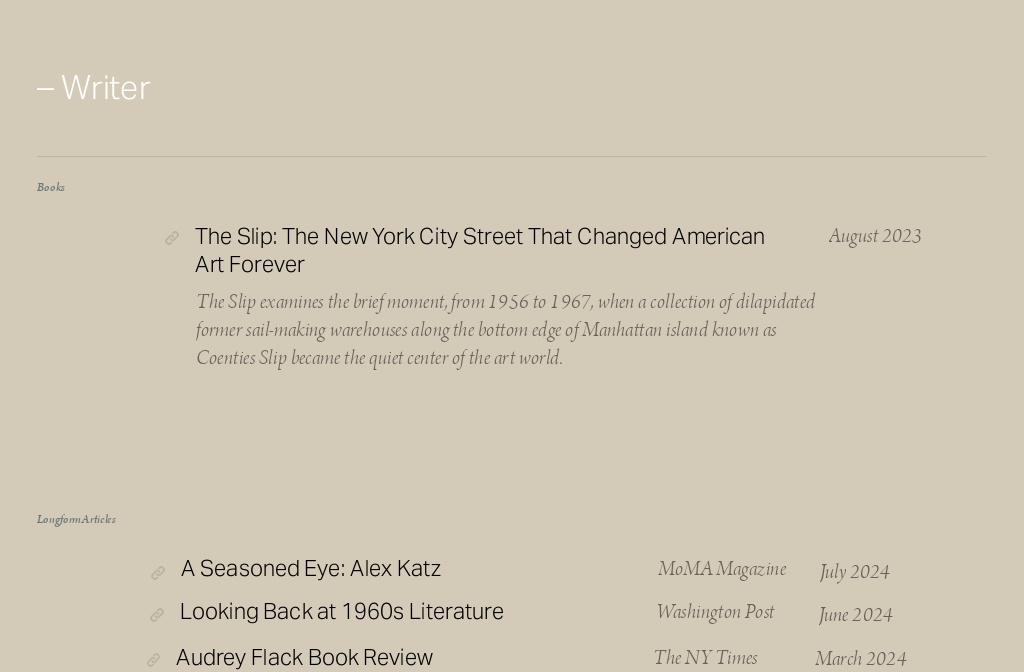 Editor, Scholar, Writer, Spy — Writer