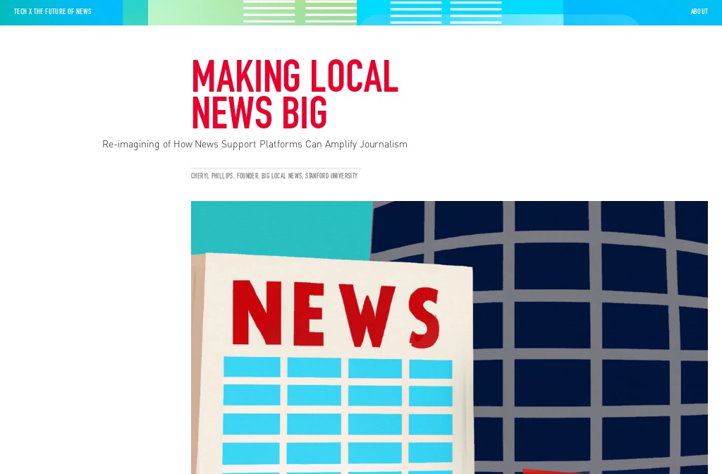 CHM Tech and the Future of News — Making Local News Big
