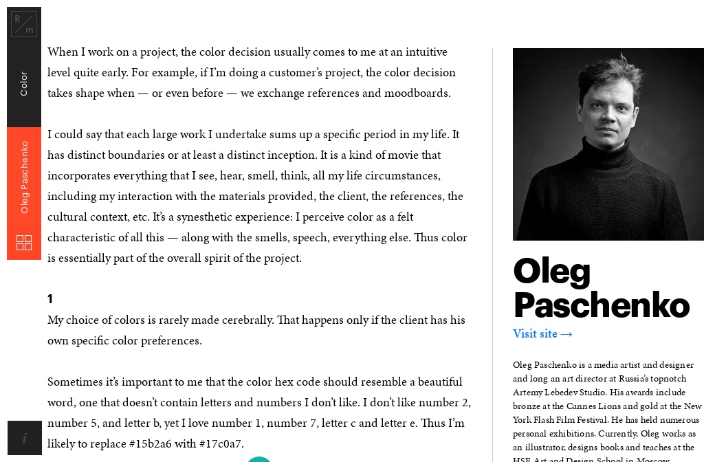 R/m Design Almanac — Color