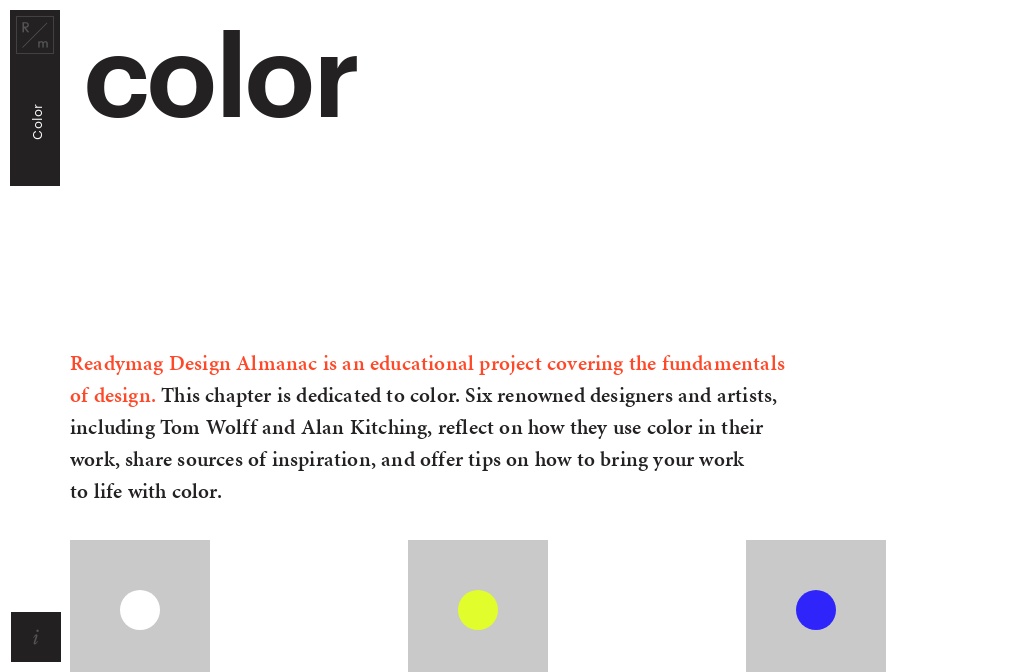 R/m Design Almanac — Color