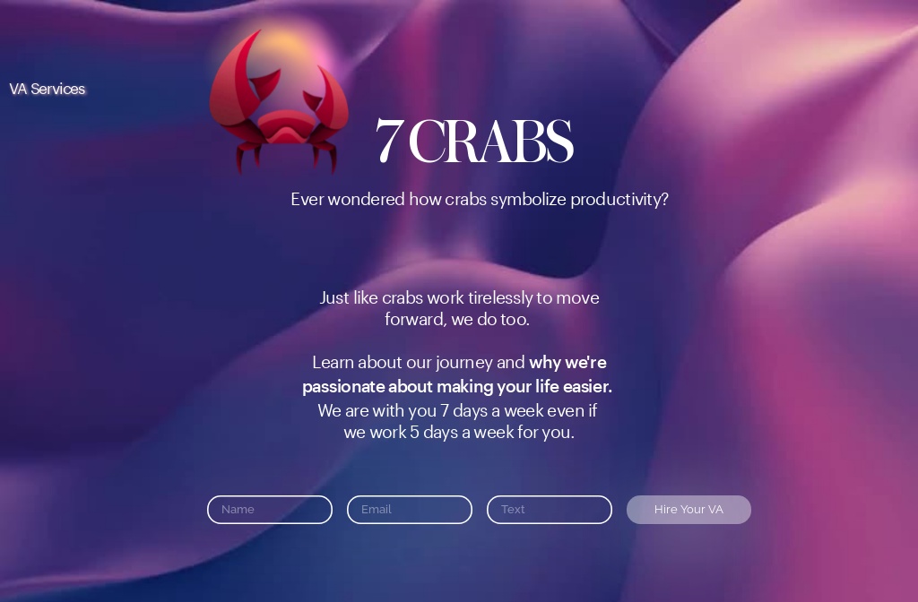7 Crabs — Why