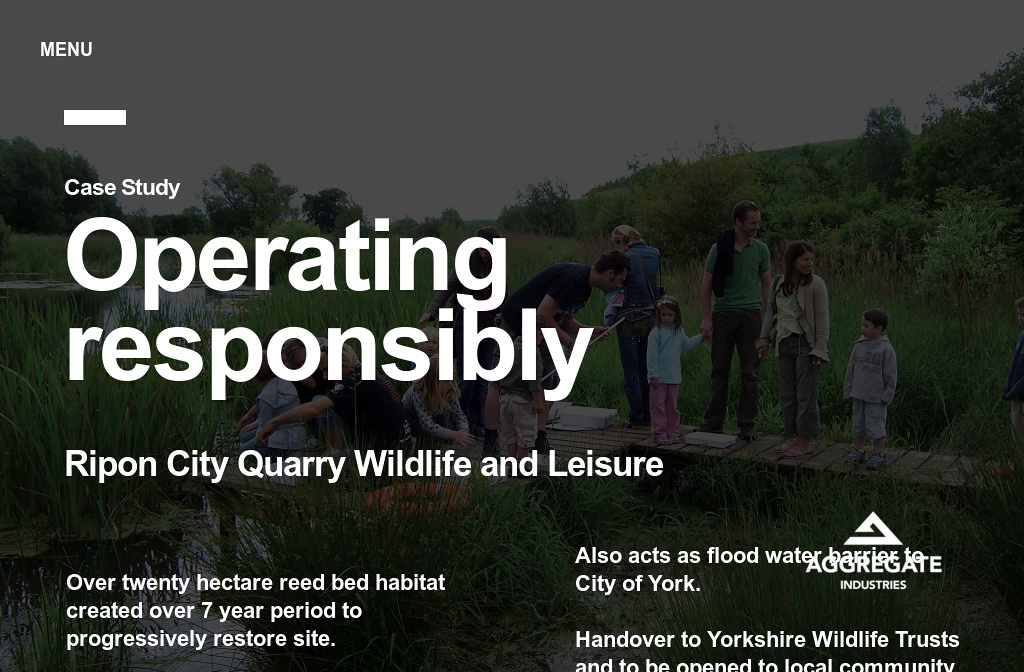 Aggregates Corporate Presentation V3 — Ripon quarry