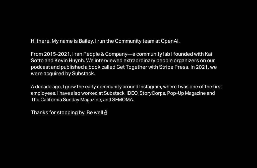 Bailey E. Richardson — bio