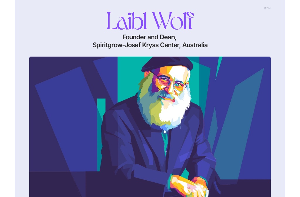 Rabbi Dr Laibl Wolf