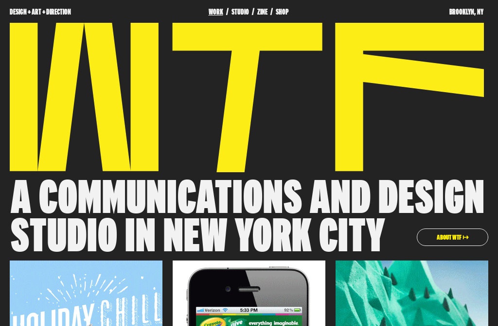 WTF.studio — The creative practice of Able Parris