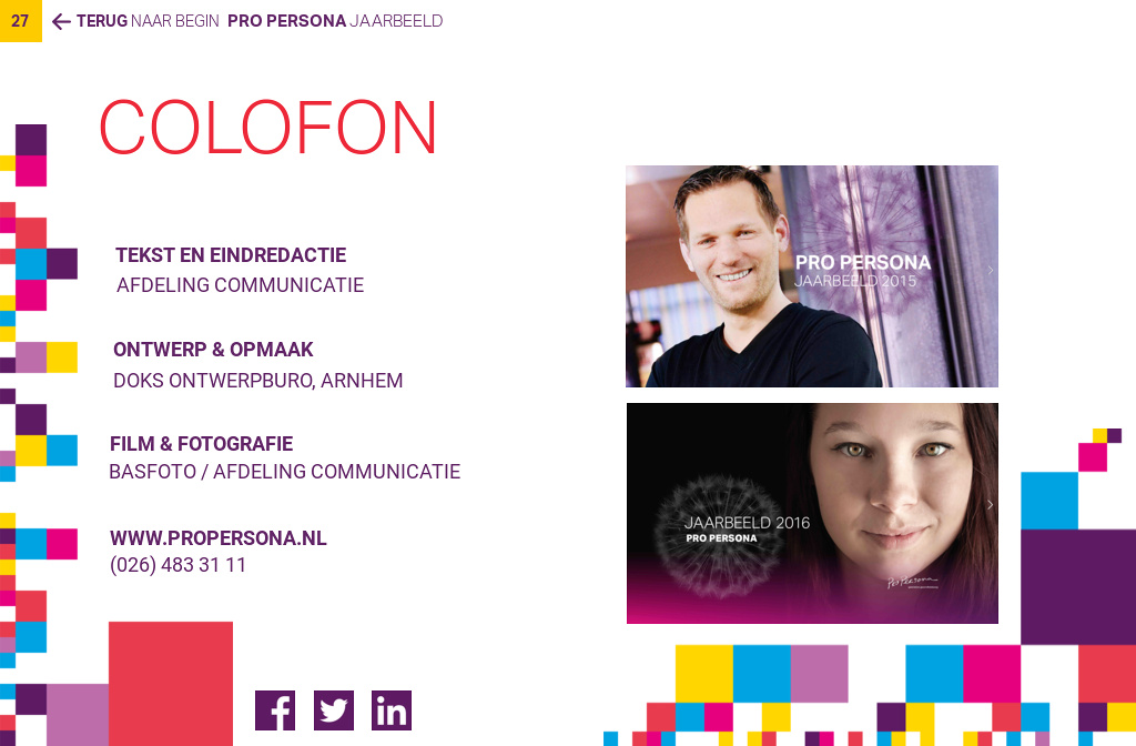 Pro Persona Jaarbeeld 2017 — 14 colofon