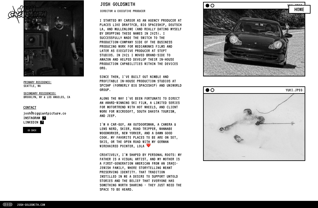 Josh Goldsmith — about