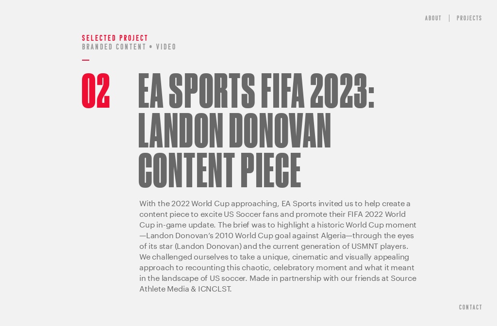 EA SPORTS FIFA 2023: LANDON DONOVAN CONTENT PIECE
