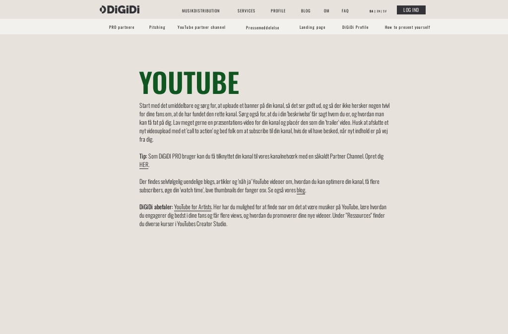 Services — Youtube