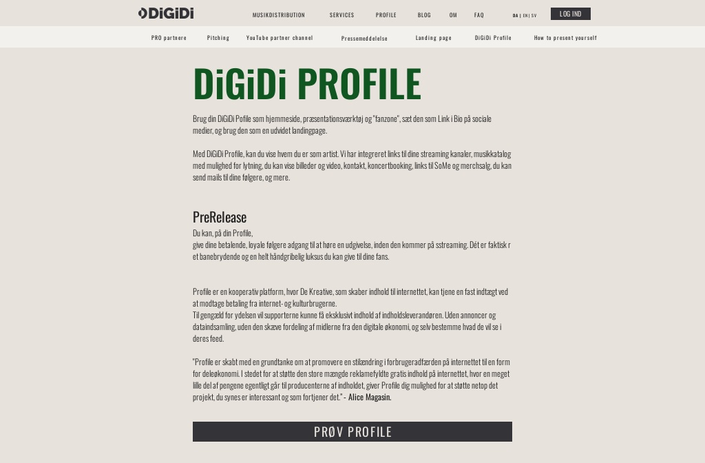 Services — DiGiDi Profile