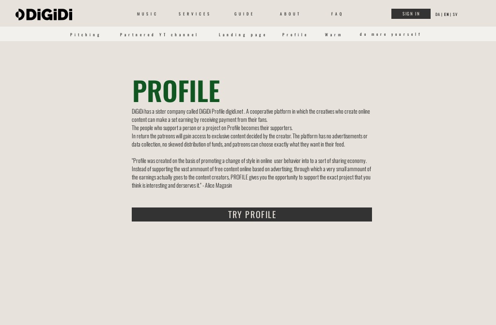 Services — Profile
