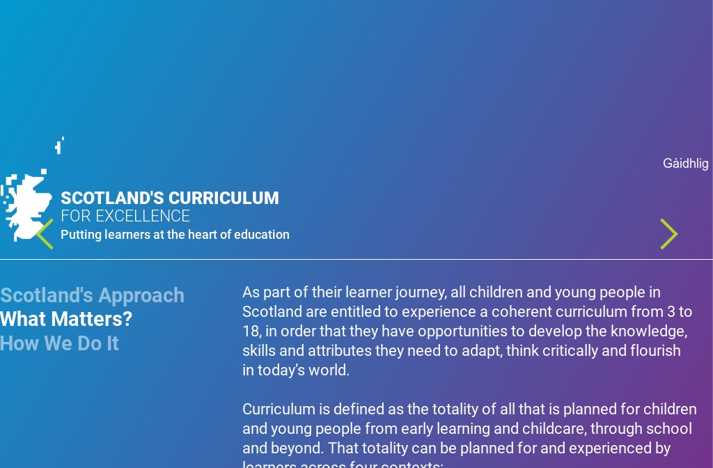 Scotland's Curriculum for Excellence — Page 5