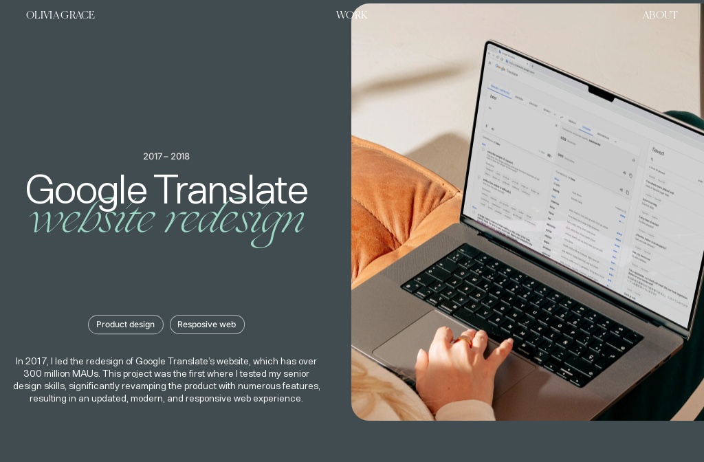 Olivia Grace – Product Designer — Google Translate
