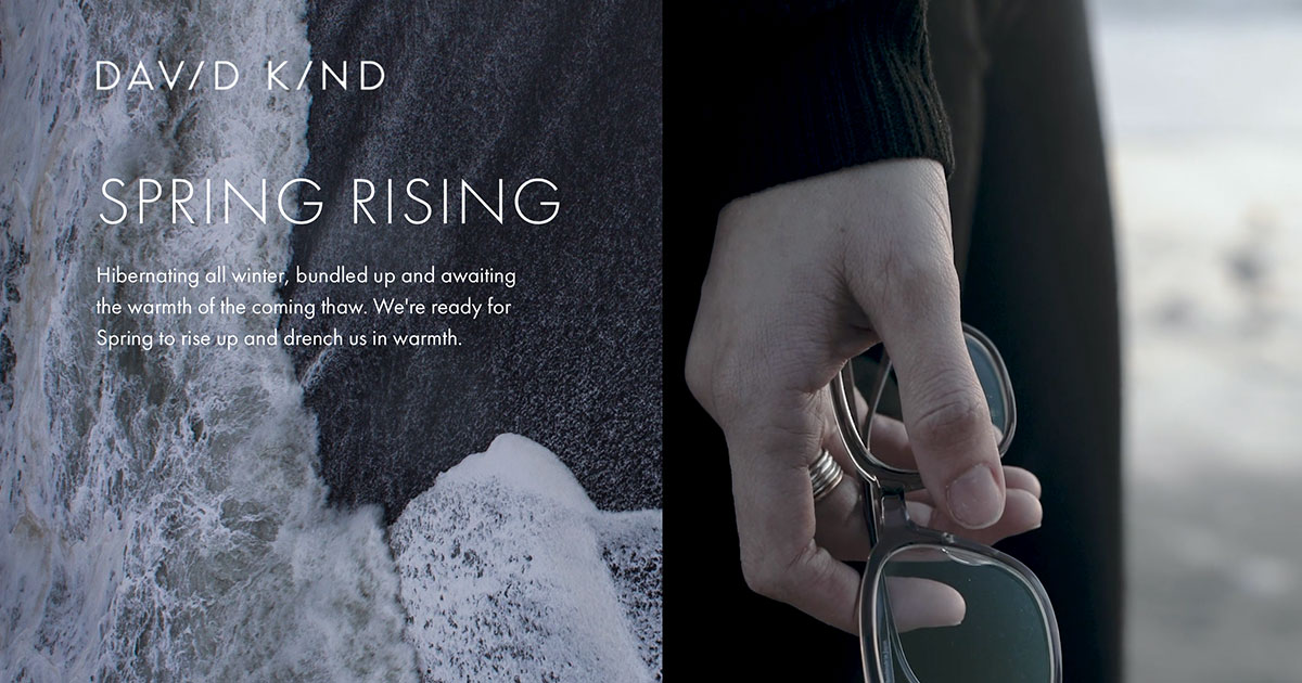 ‘Spring Rising’ 2019 Eyewear Release by David Kind