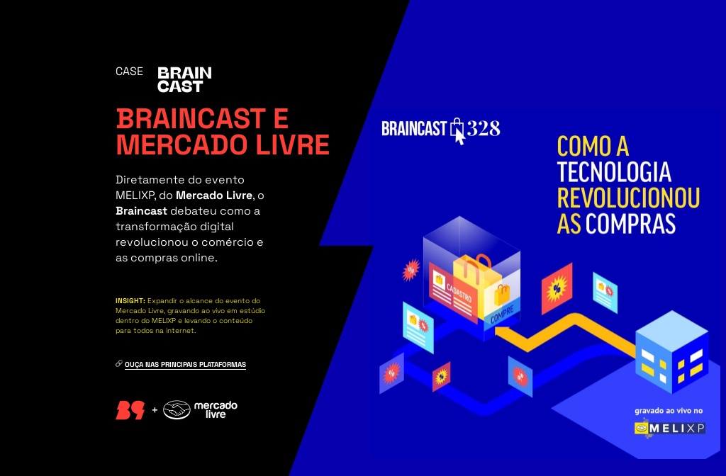 B9 — Braincast e Mercado Livre