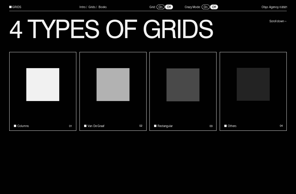 Grids — Columns & Van De Graaf