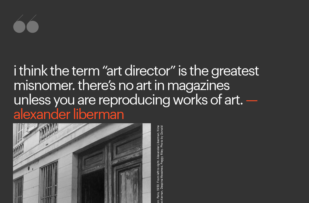 Readymag Stories: Alexander Liberman