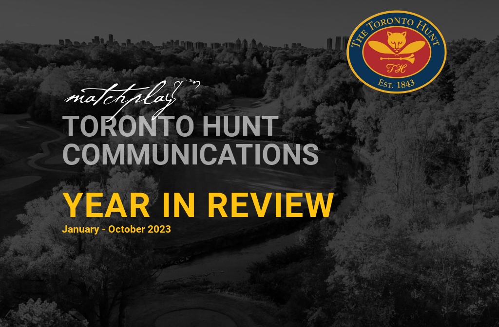 Toronto Hunt - Year in Review 2023