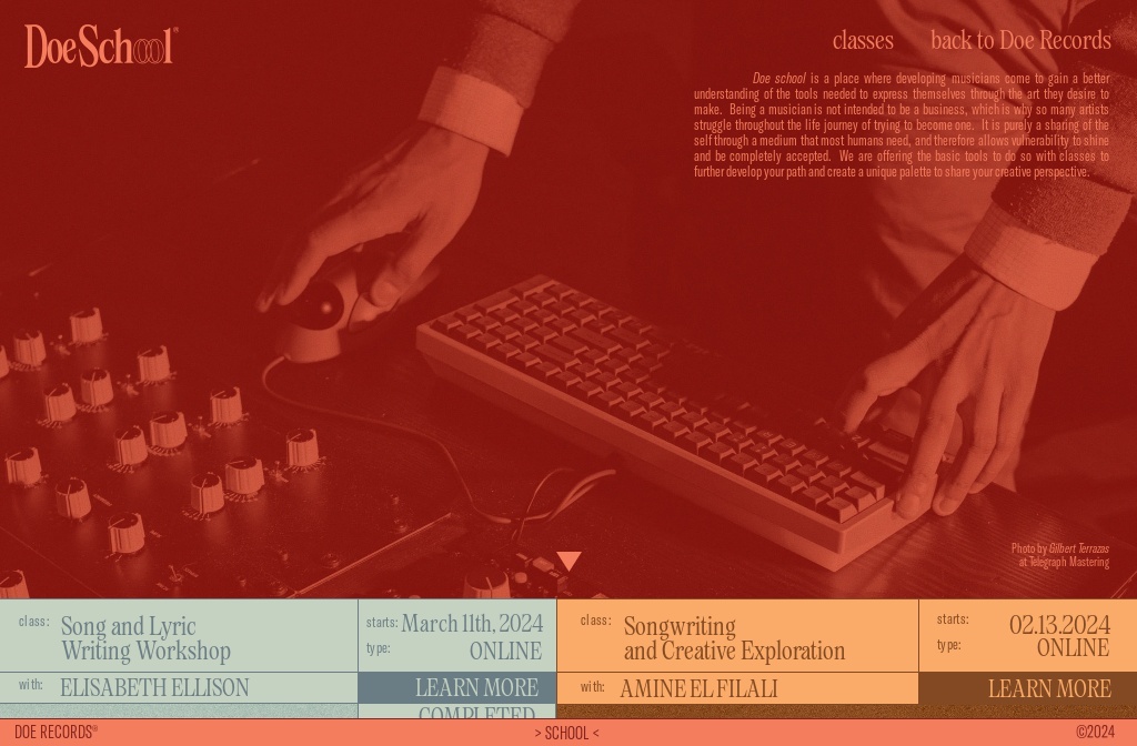 Doe Records — Doe School