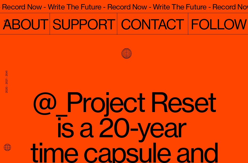Project Reset — About
