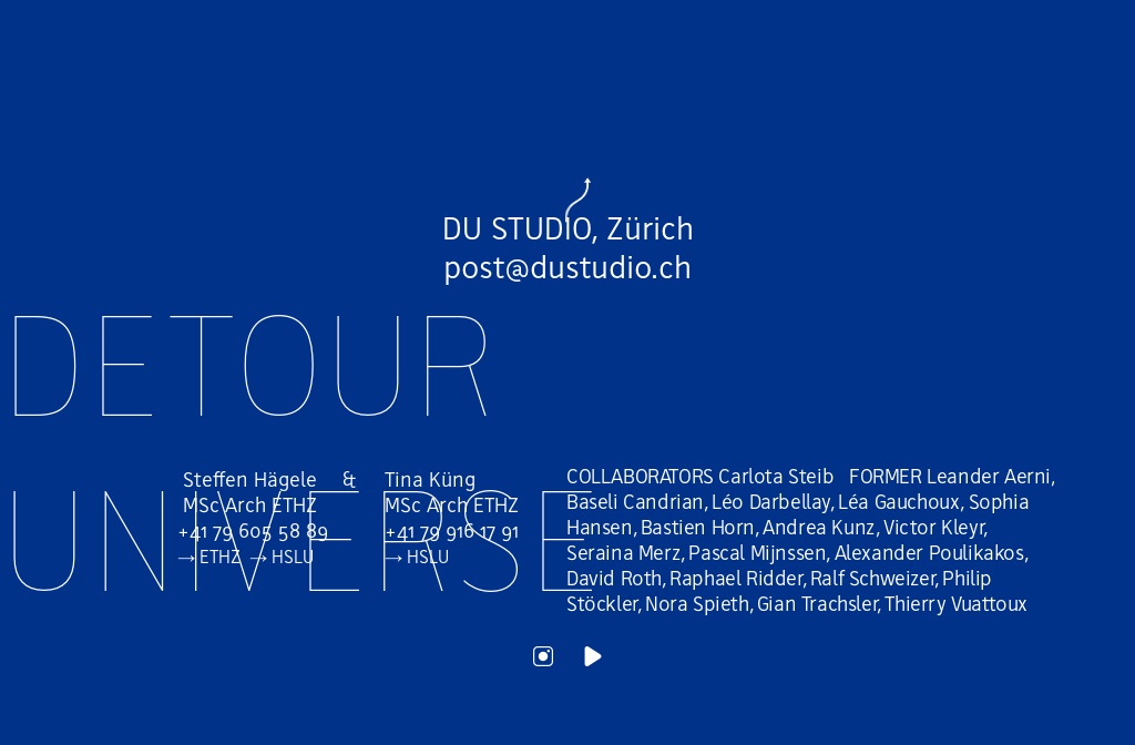 DU STUDIO · DETOUR UNIVERSE
