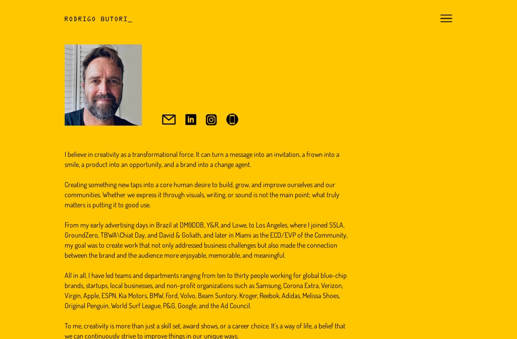 Rodrigo Butori - Bio