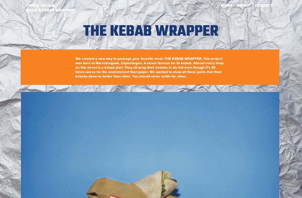 THEA & CECILIA - KEBAB WRAPPER