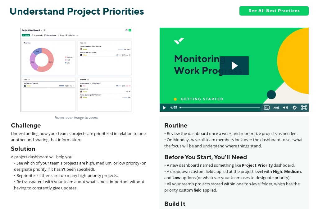 Wrike Best Practices - Understand Project Priorities