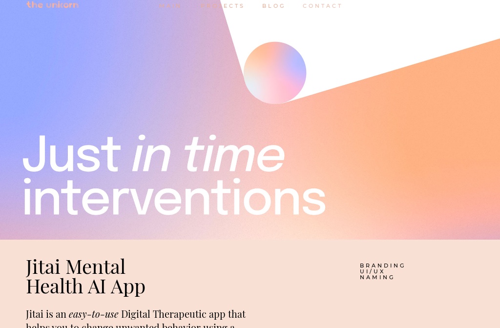 The Unicorn — Jitai Mental Health AI App