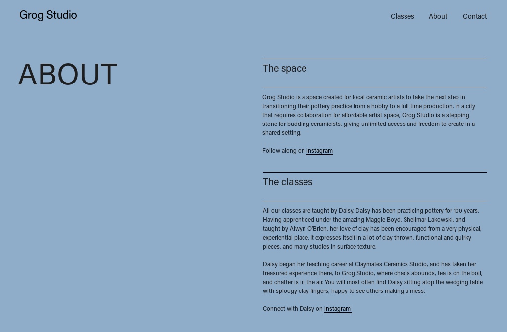 Grog Studio — About