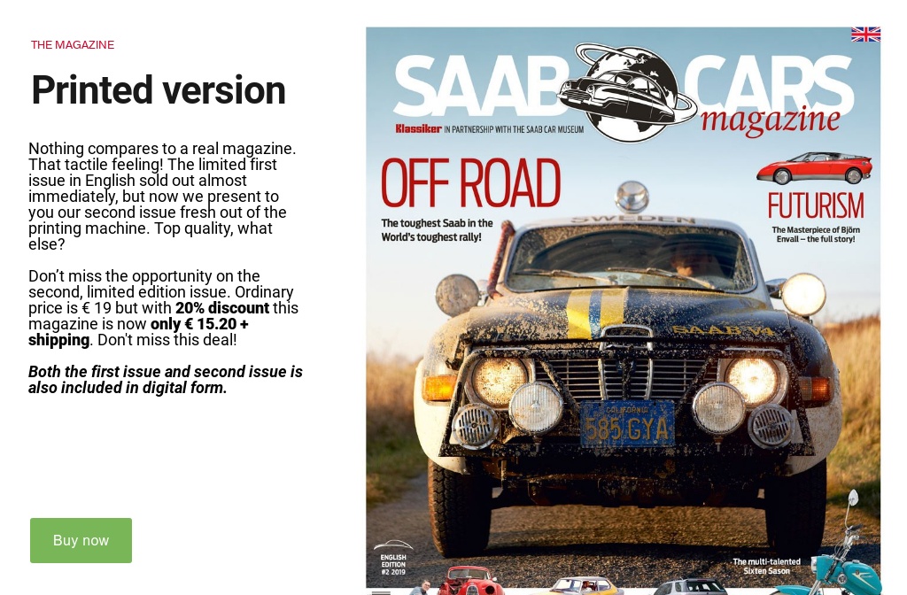 Saab Cars Magazine — Printed version