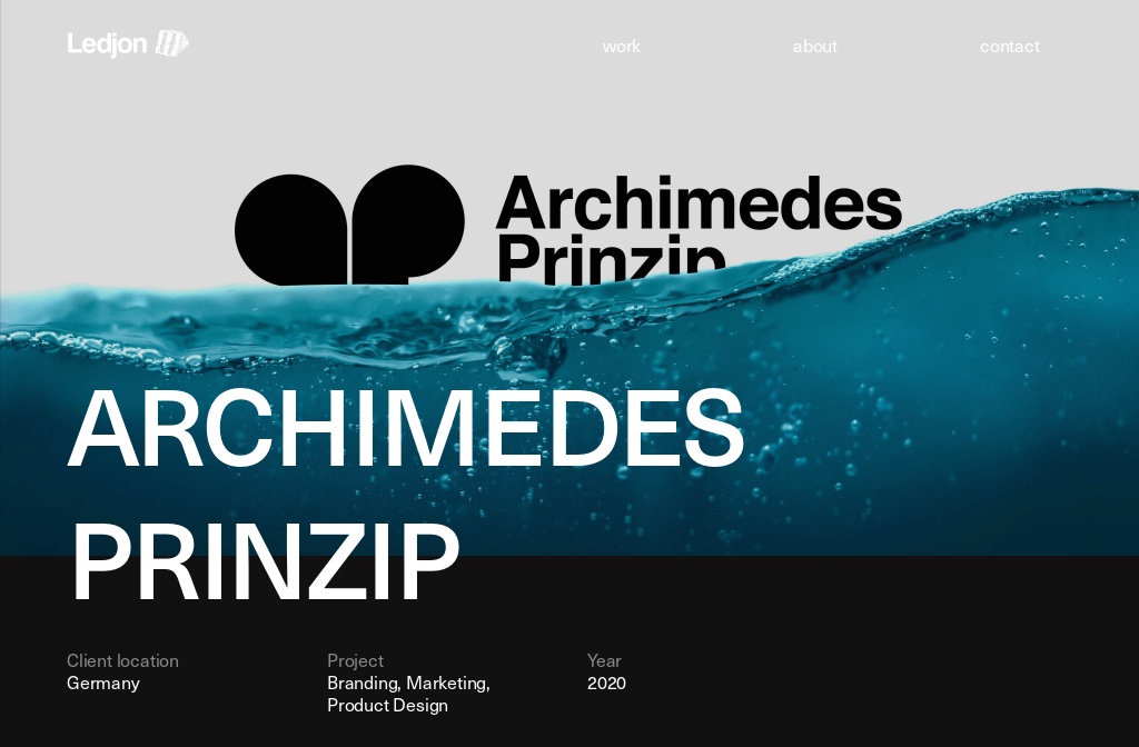 Ledjon Cake — Archimedes Prinzip