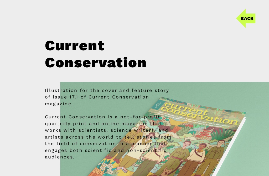 Pearl D'Souza — Current Conservation