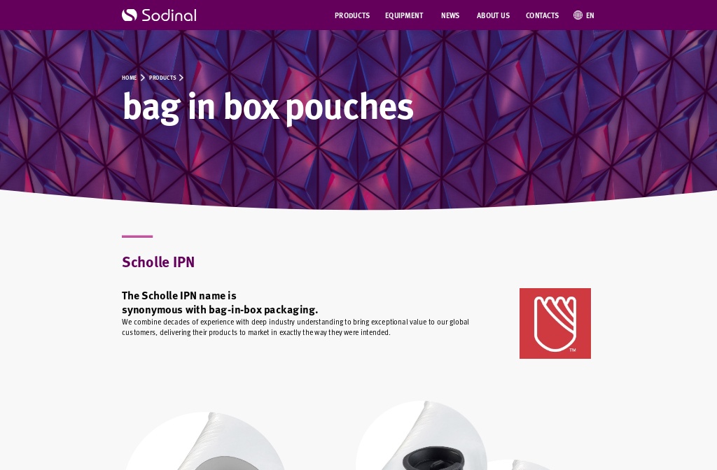 Sodinal - Oenology and Winemaking — Bag in box pouches