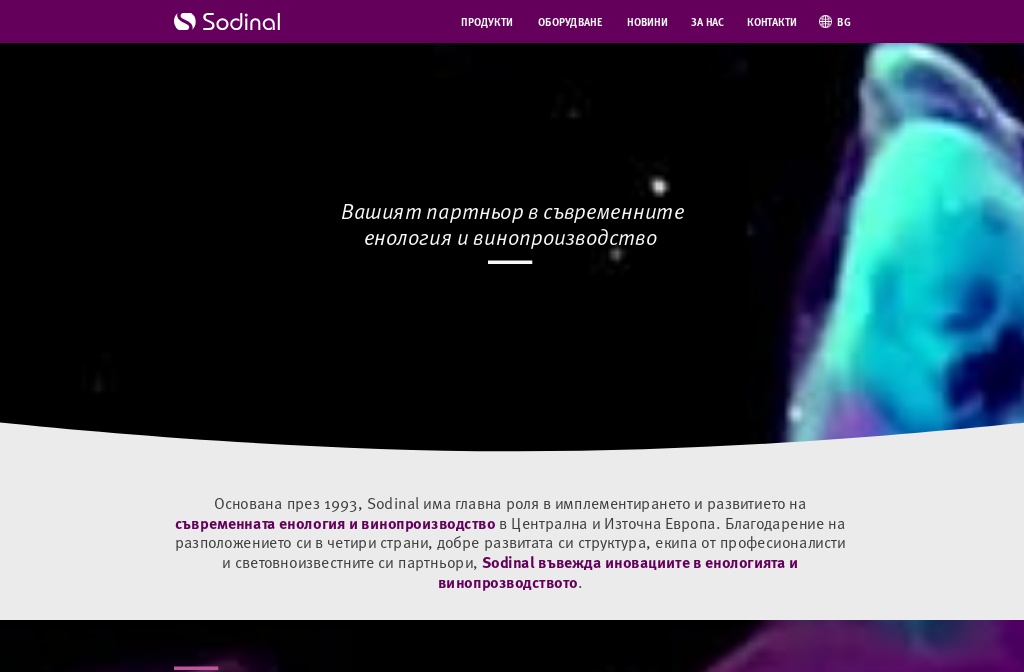 Sodinal - Енология и винопроизводство