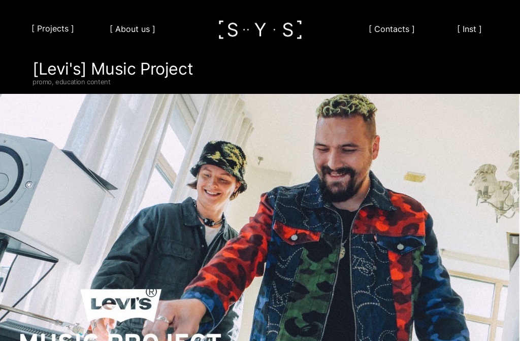 SeeYouSec production — [Levi's] Music Project