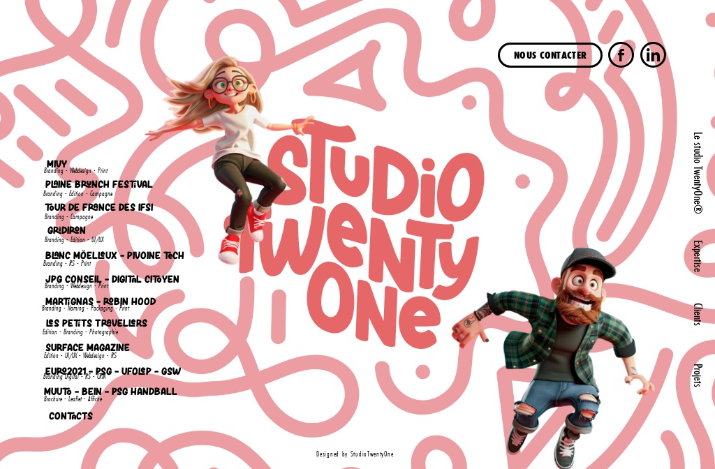 Studio Twenty One Studio Graphisme Bordeaux - Graphiste & Directeur ...
