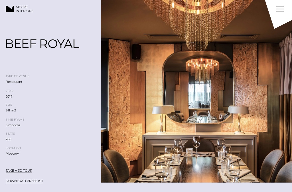 Restaurant interior. The design of the restaurant.