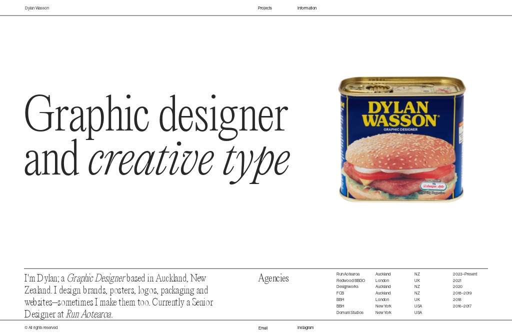 Dylan Wasson ~ Graphic Designer