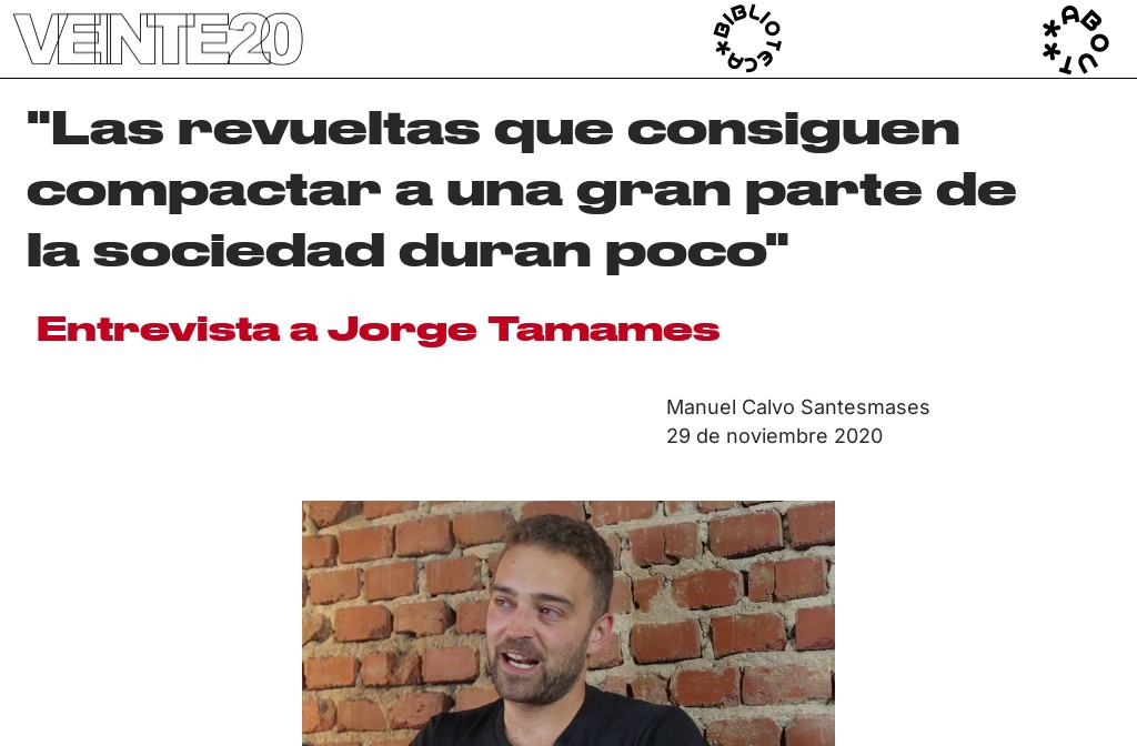 veinte20 — Jorge Tamames